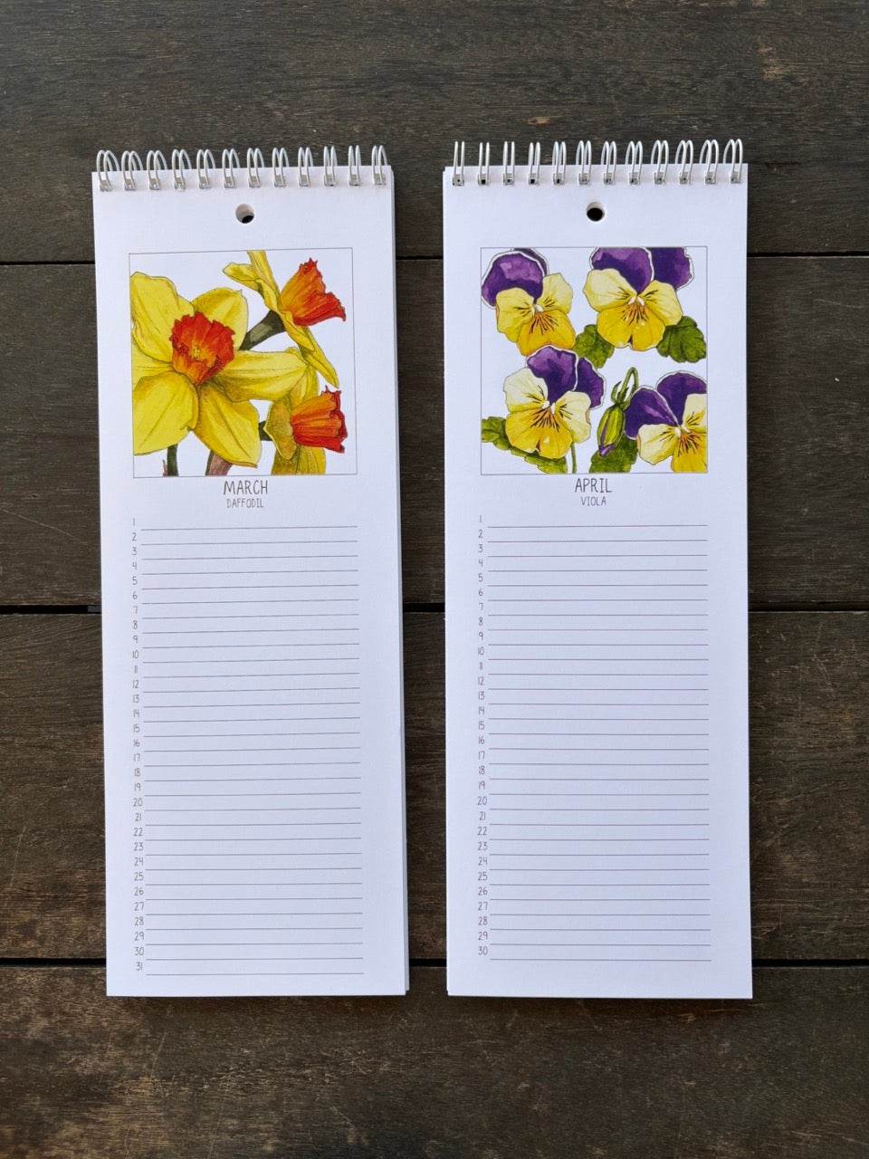 Botanical Perpetual Calendar | Lizzy Ragan Art
