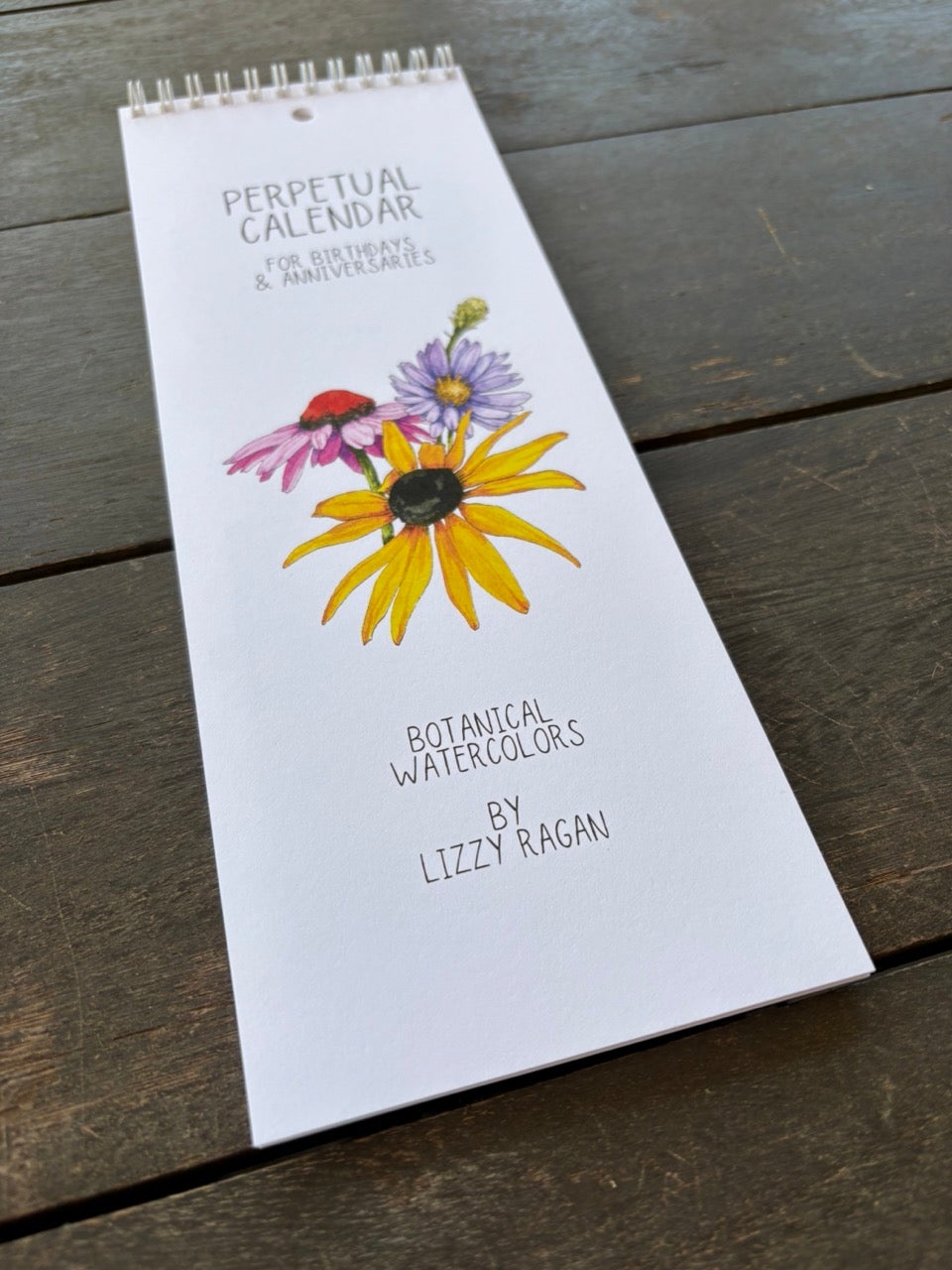 Botanical Perpetual Calendar | Lizzy Ragan Art