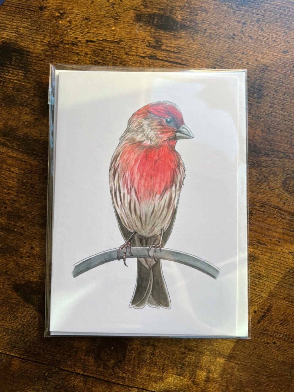 "House Finch" greeting card